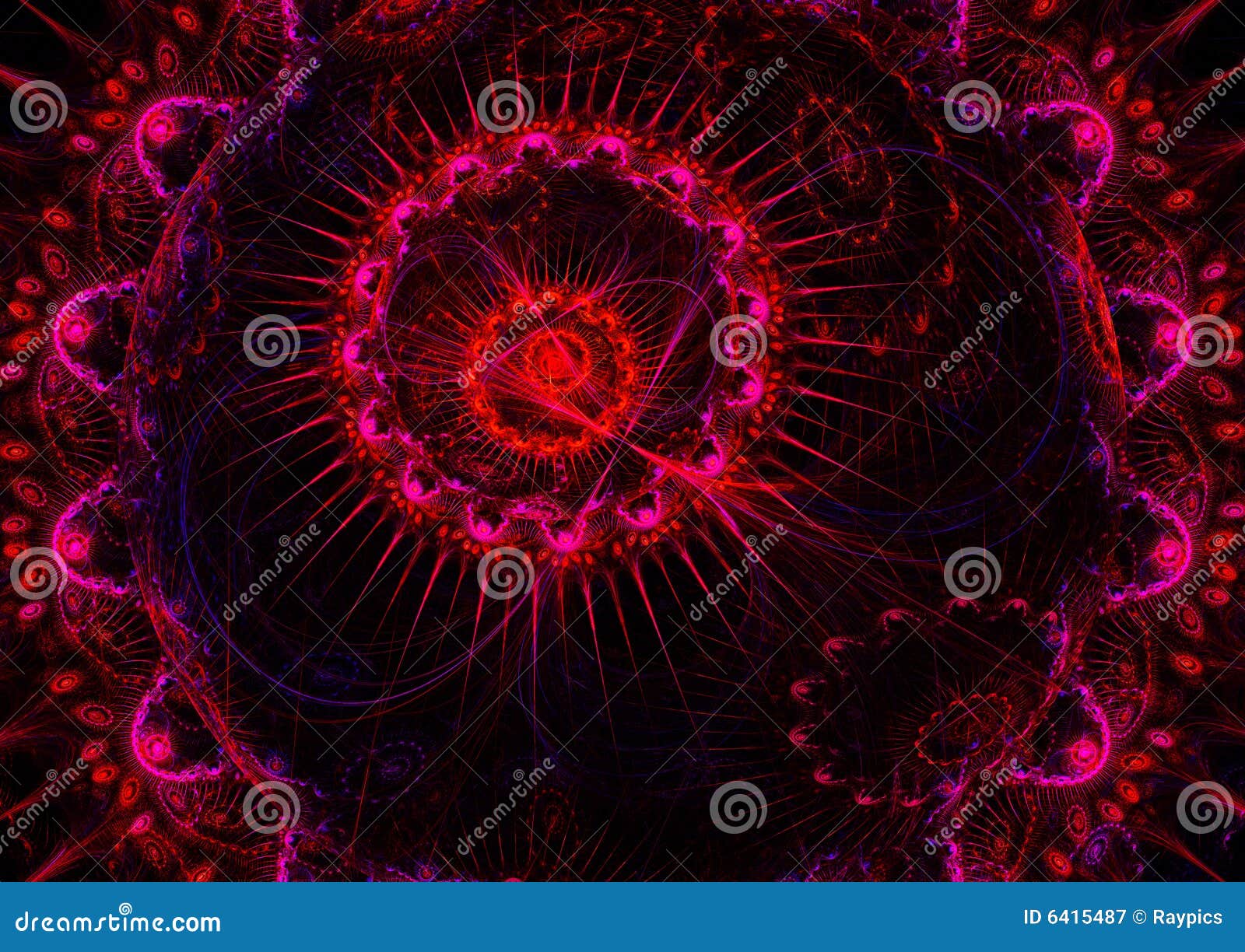 Fractal Space stock illustration. Illustration of light - 6415487
