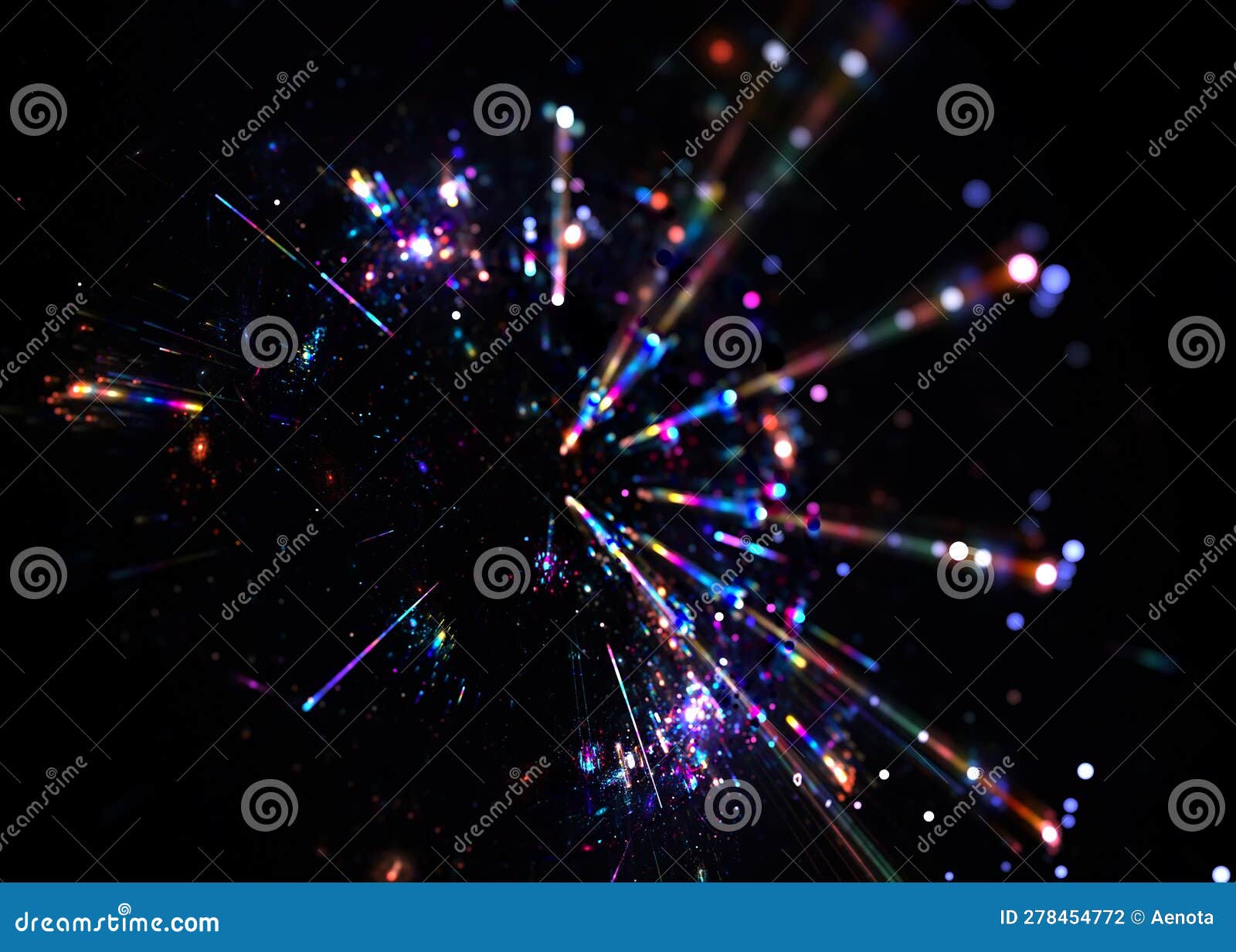 Fractal Sparkling Flash stock illustration. Illustration of shining ...