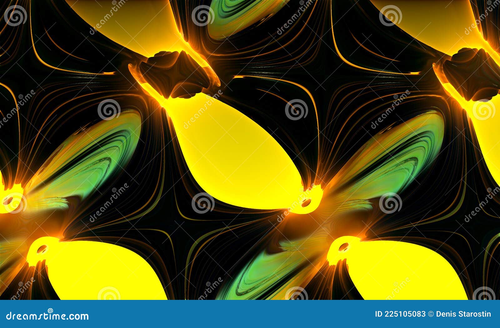 Fractal Spheres Intertwine, Foreign Peas. Artificial Vegetables from ...