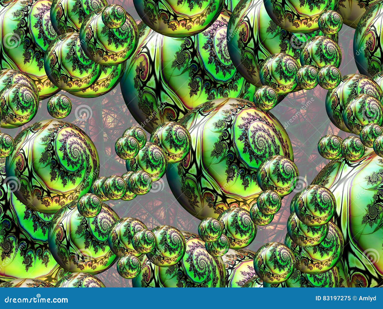 Fractal Sphericals stock image. Image of backdrop, dynamic - 83197275