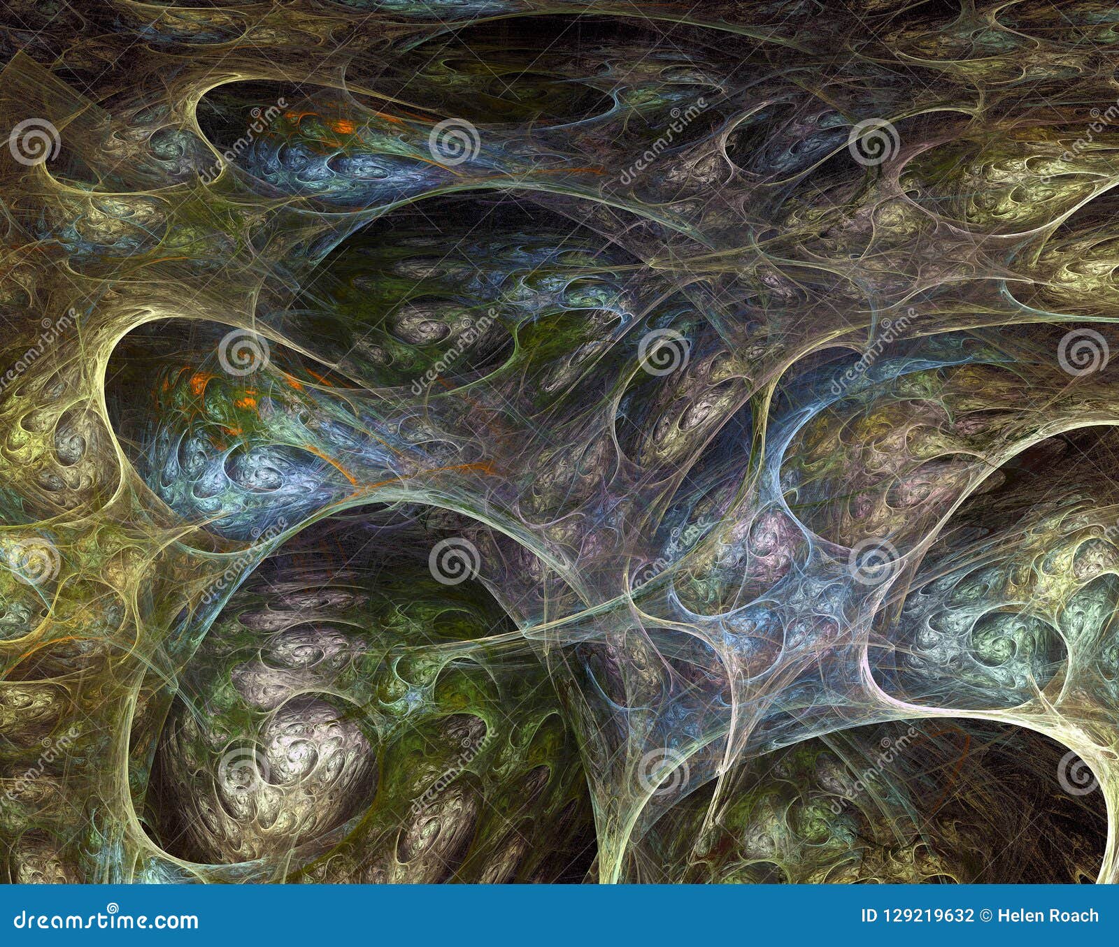 Fractal: Spiderweb Flame Fractal Stock Illustration - Illustration of ...