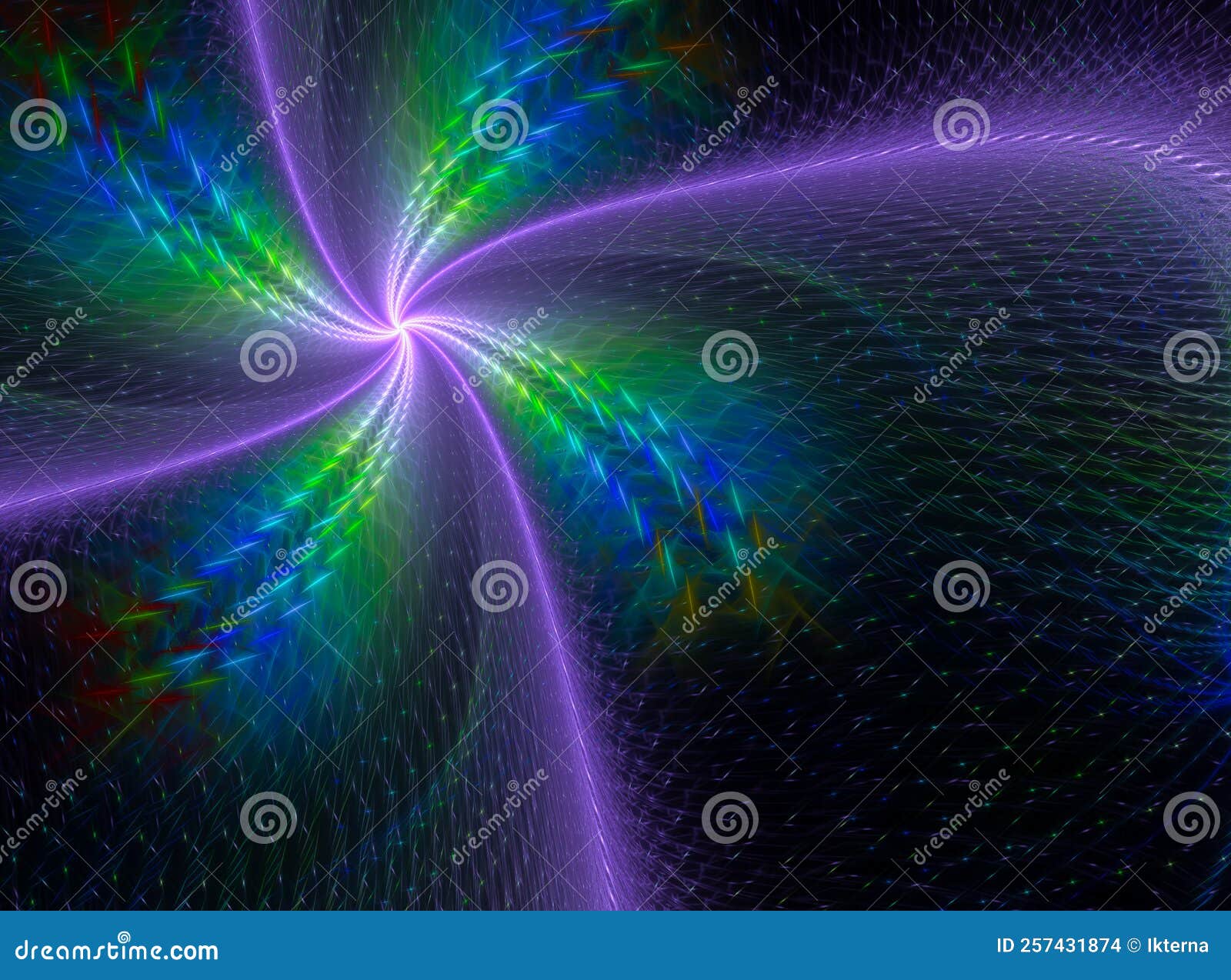 Fractal Spiral. Abstract Fractal Patterns and Shapes. Dynamic Flowing ...