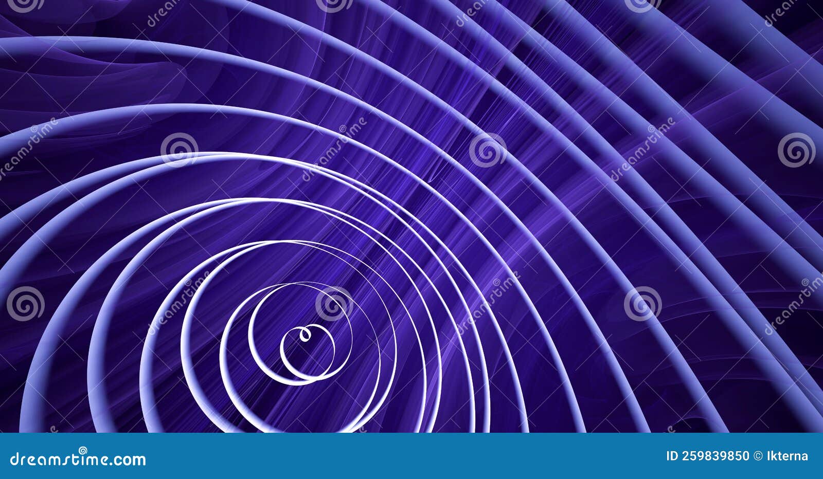 Fractal Spiral. Abstract Fractal Patterns and Shapes. Dynamic Flowing ...