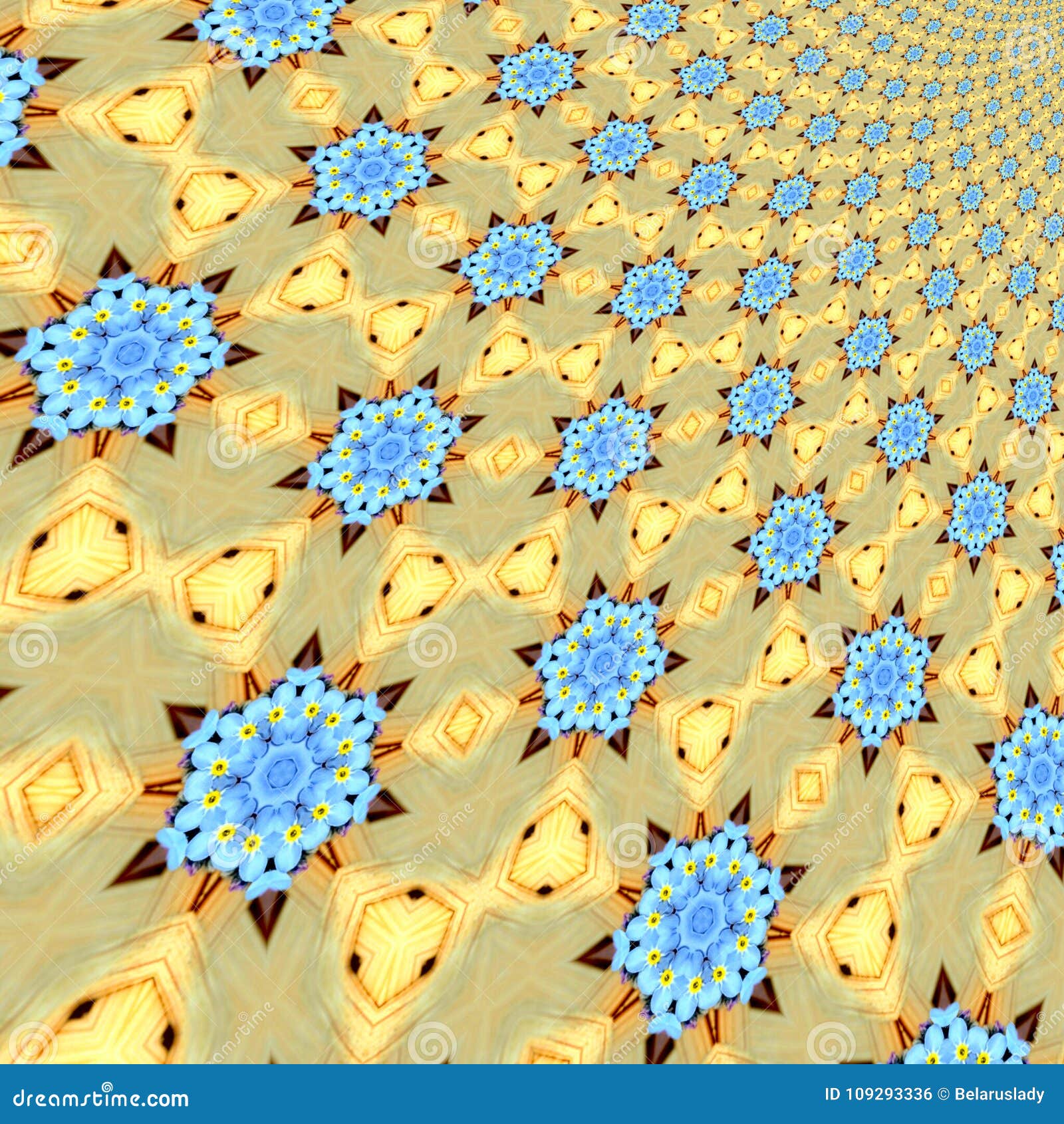 Spiral Flower Garden Stock Image | CartoonDealer.com #39554131