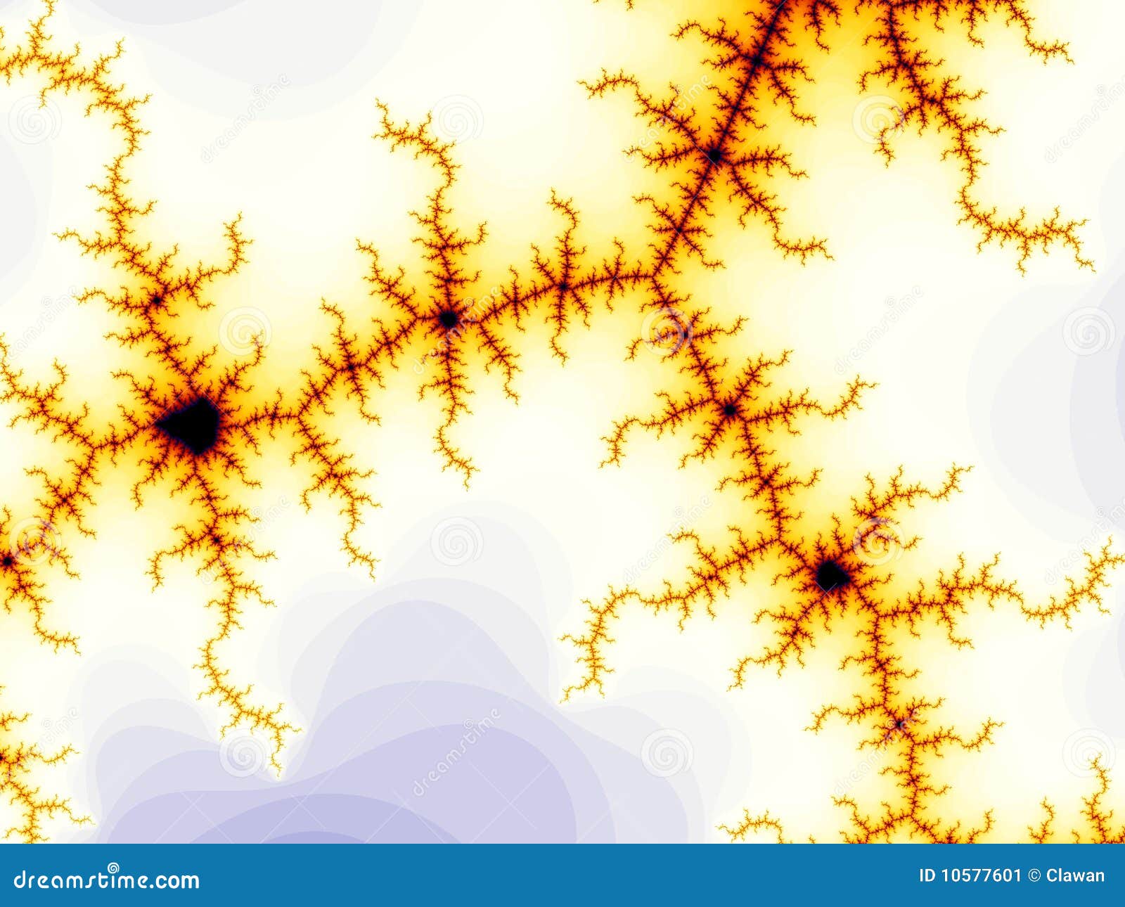 Fractal structure stock illustration. Illustration of computer - 10577601