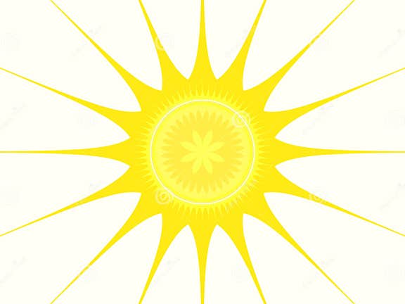 Fractal - Sun stock vector. Illustration of design, swirl - 2252956
