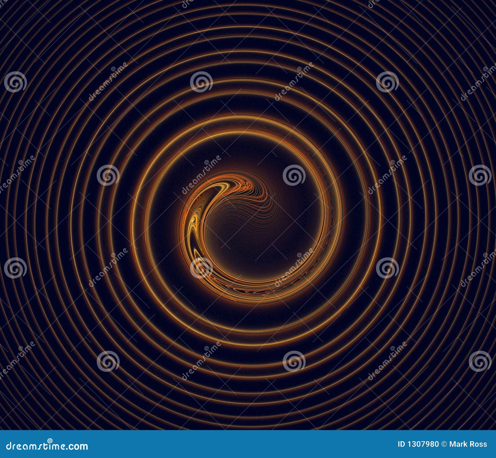 Fractal Swirl stock illustration. Illustration of black - 1307980