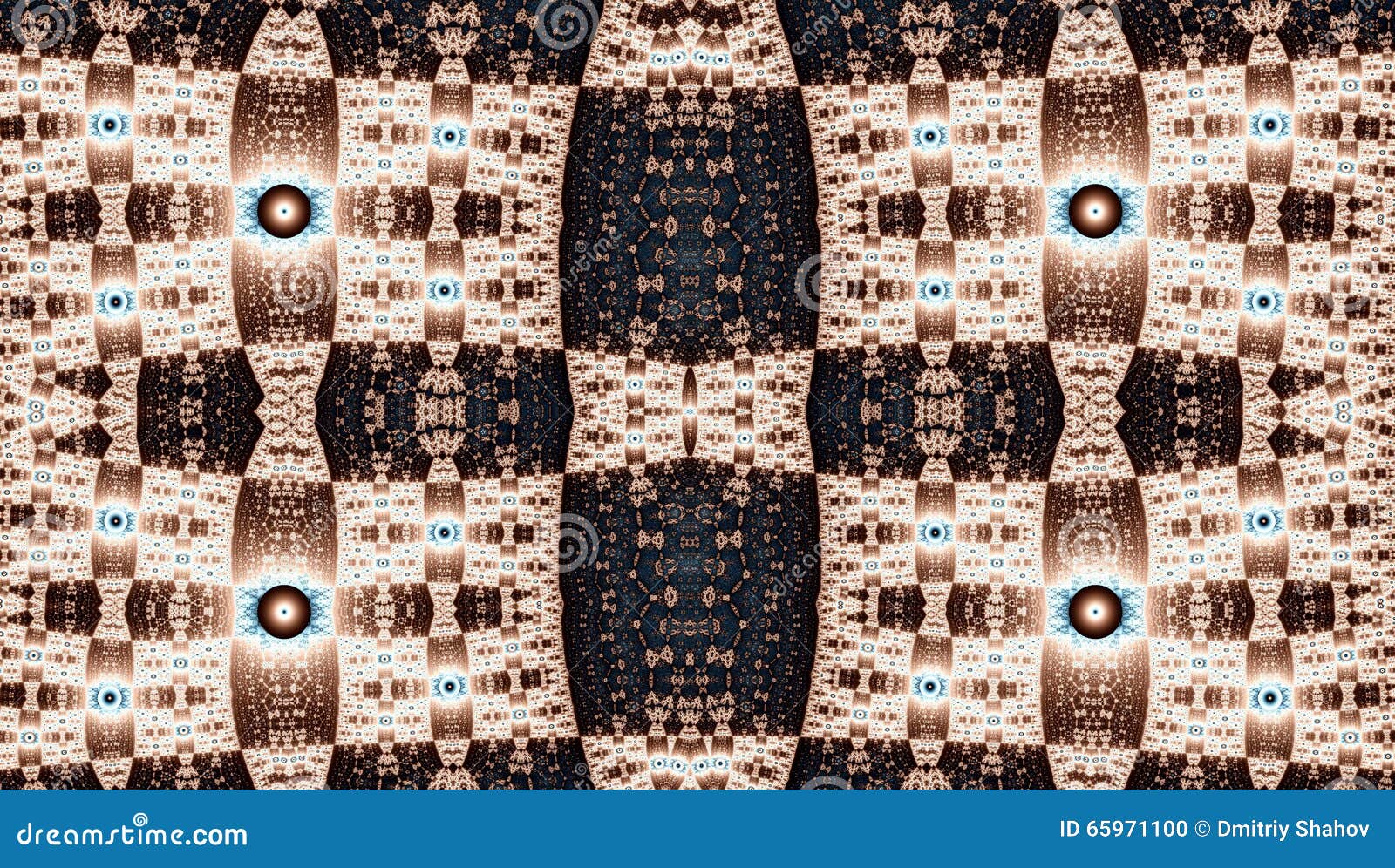 Fractal Symmetry Pattern (Julia Set) Stock Photography | CartoonDealer ...