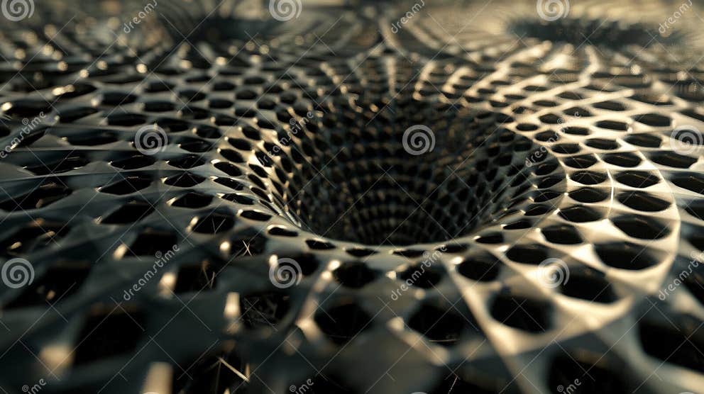 Fractal Symphony: Abstract Gridscape Stock Photo - Image of artistic, ethereal: 309376162