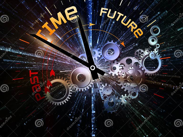 Fractal Time stock illustration. Illustration of modern - 20370461