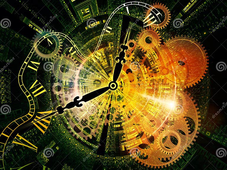 Fractal Time stock illustration. Illustration of modern - 20467012