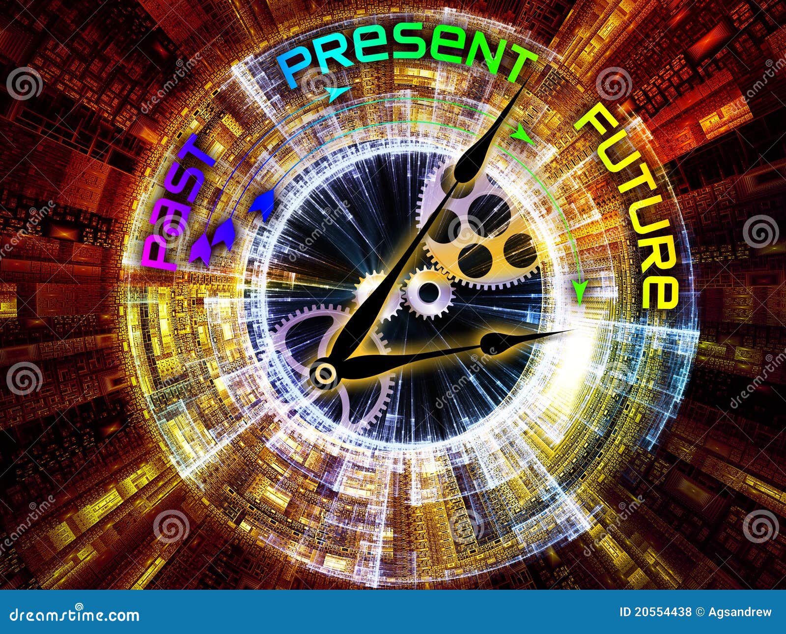 Fractal Time stock illustration. Illustration of dream - 20554438