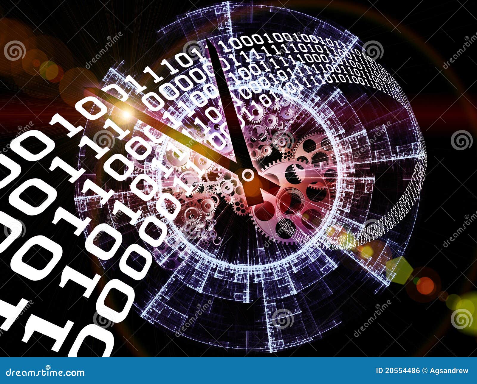 Fractal Time stock illustration. Illustration of flow - 20554486