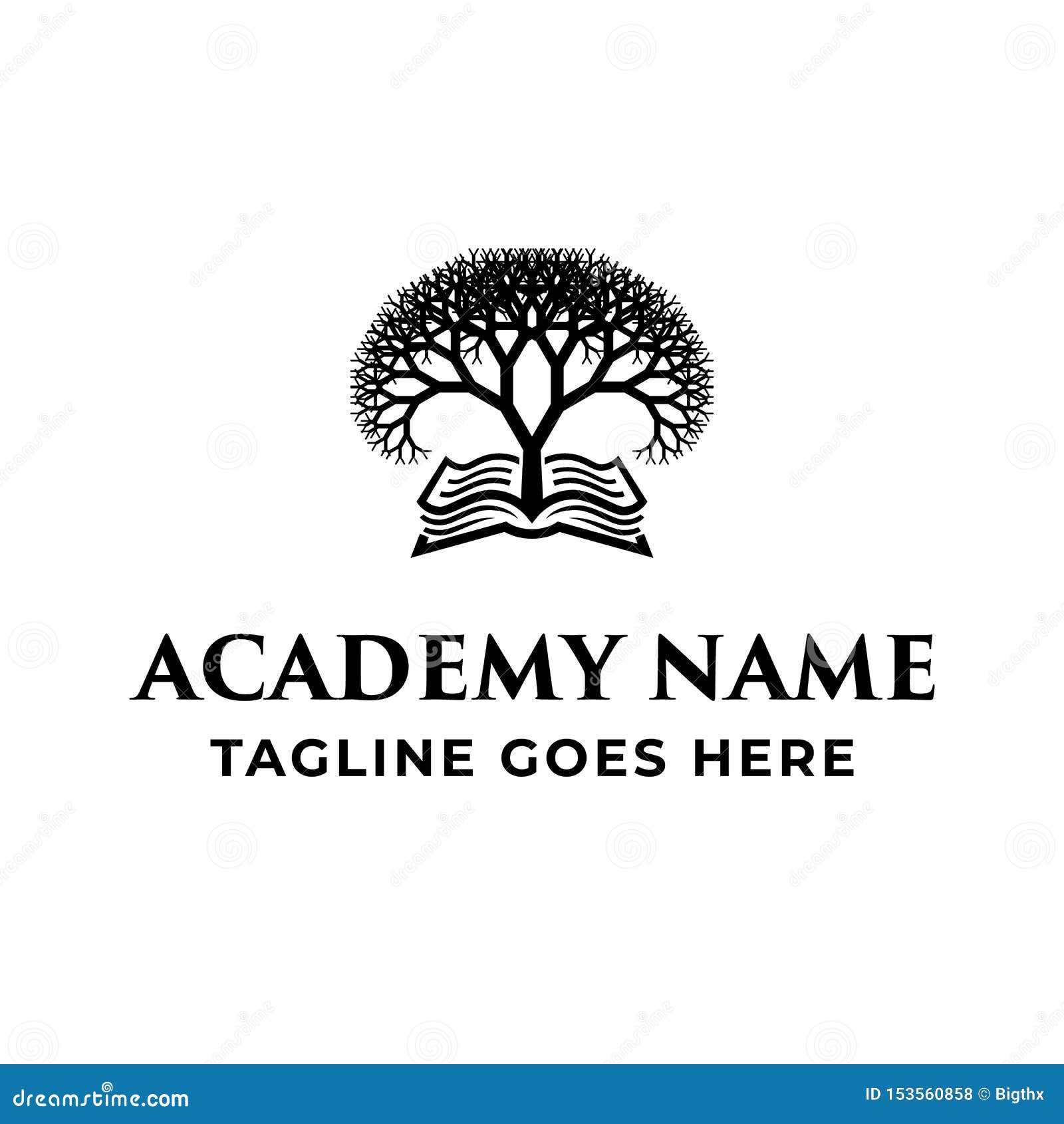 Fractal Tree and Book Logo stock vector. Illustration of fractal ...