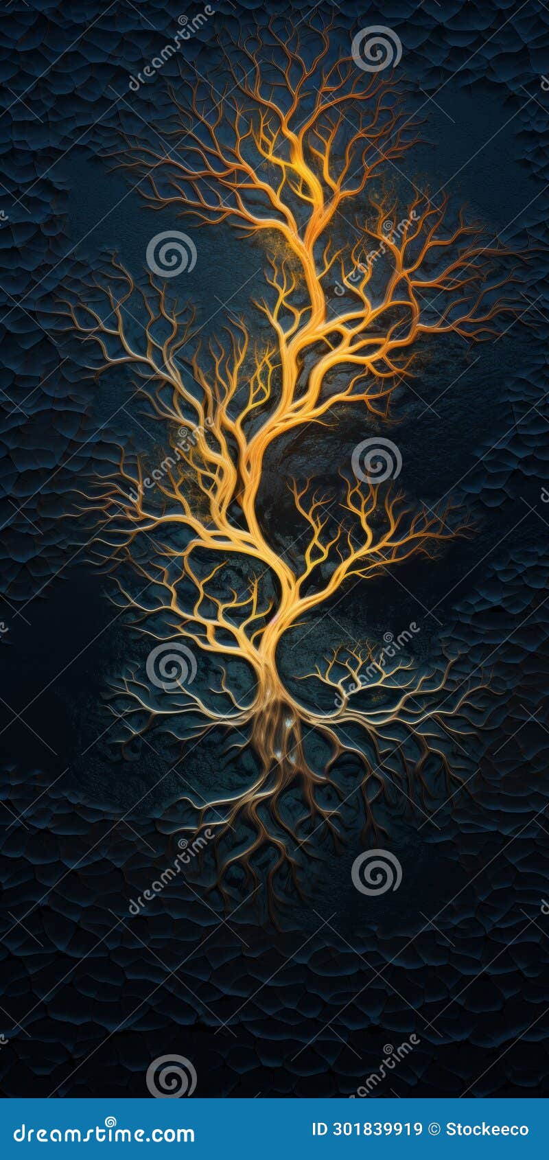 Fractal Tree: a Stunning Blend of Nature and Geometry Stock ...