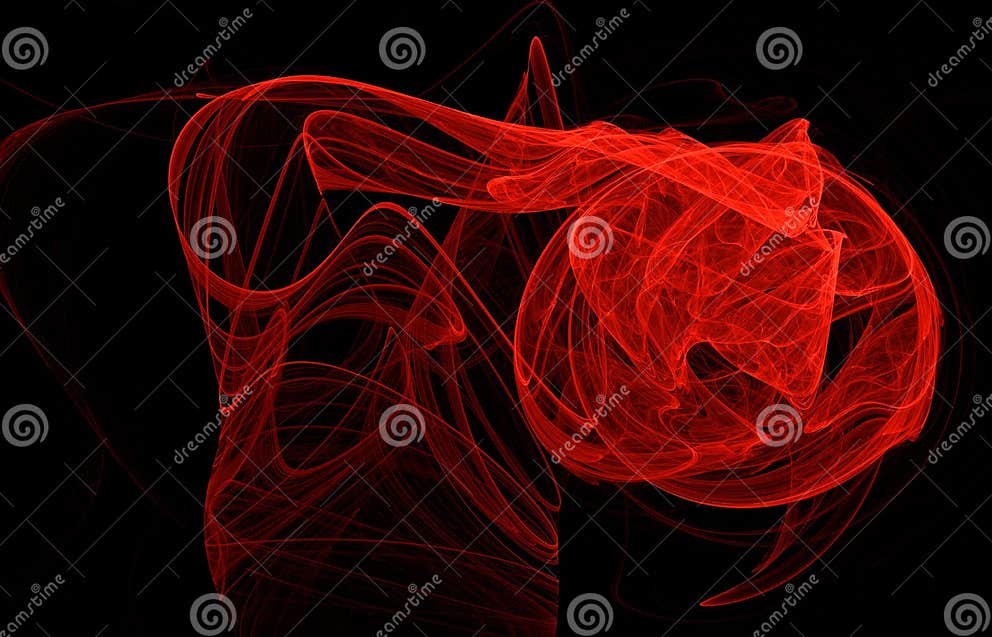 Fractal van de vlam stock illustratie. Illustration of digitaal - 1707398