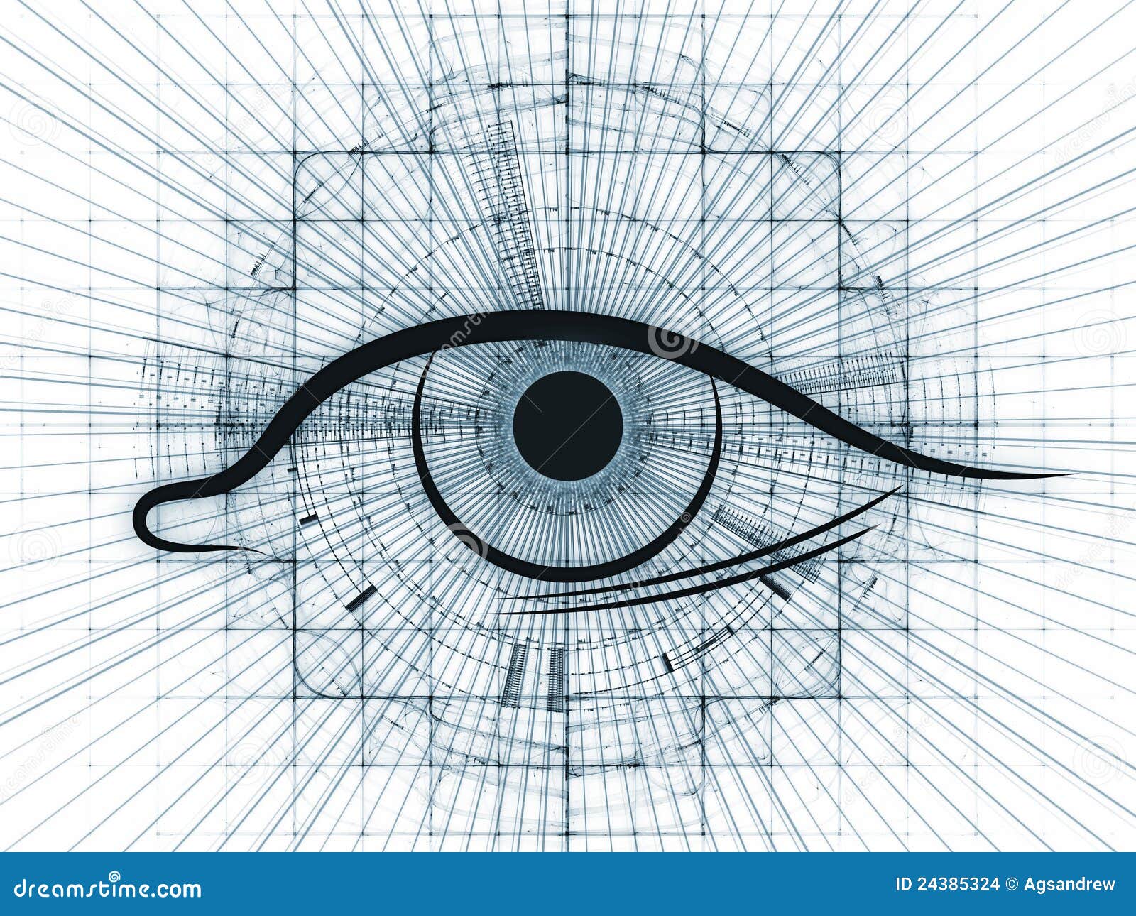 Fractal vision abstract stock illustration. Illustration of fractal ...