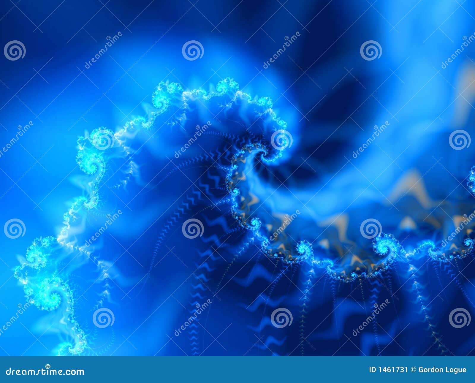 Fractal Wave stock illustration. Illustration of pipeline - 1461731
