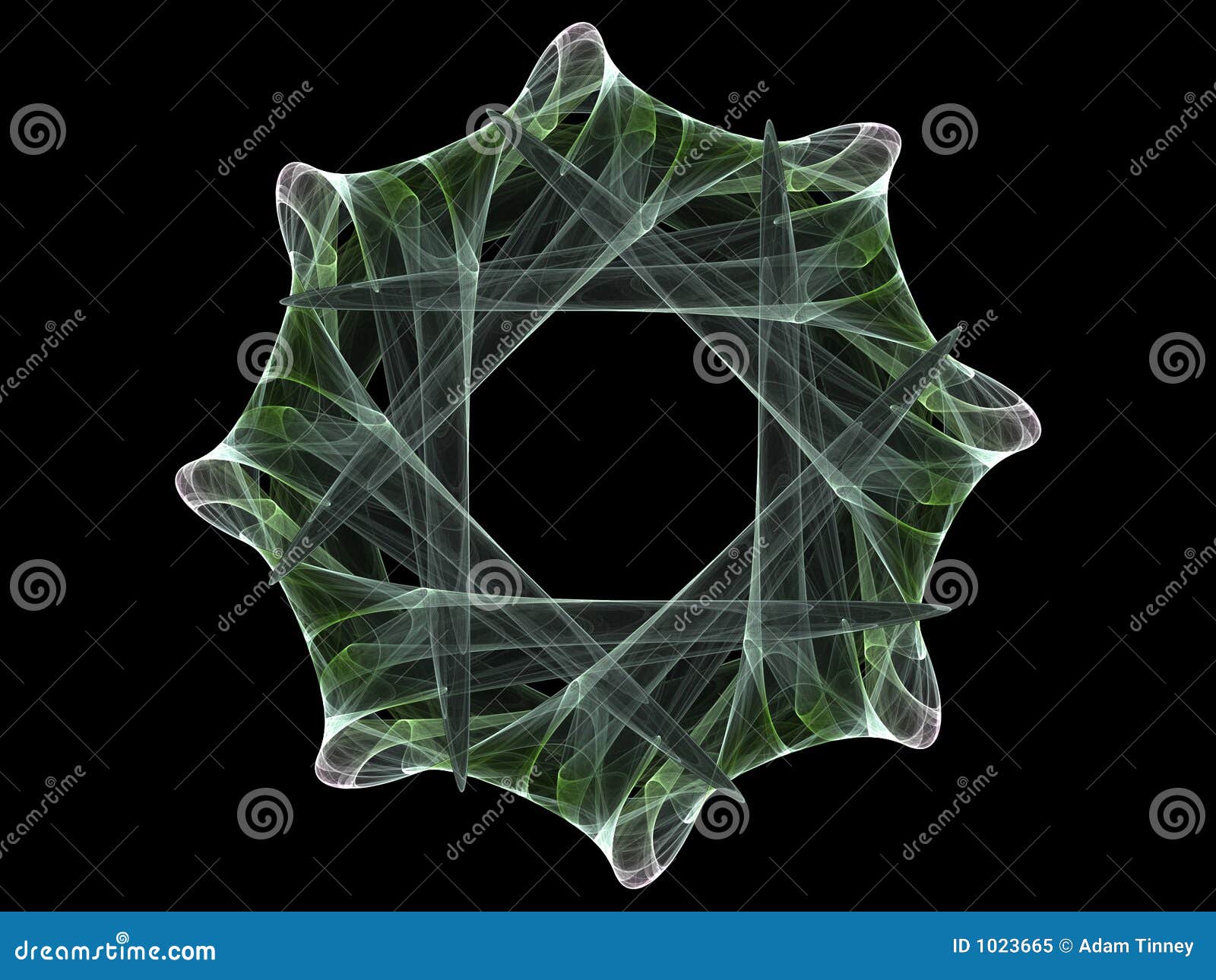 Fractal Wheel stock illustration. Illustration of effect - 1023665