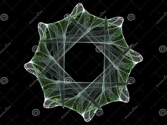 Fractal Wheel stock illustration. Illustration of effect - 1023665