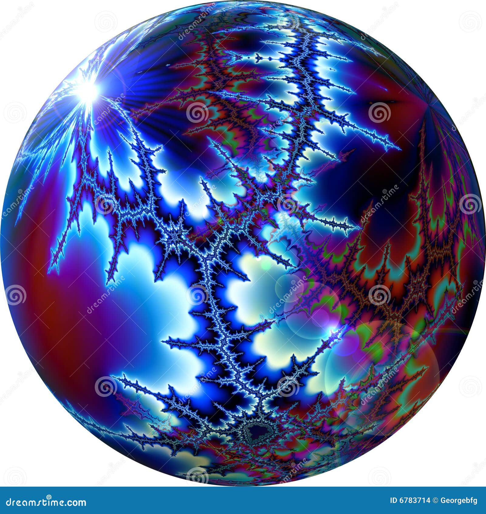 Fractal World Map Stock Photo | CartoonDealer.com #42926166
