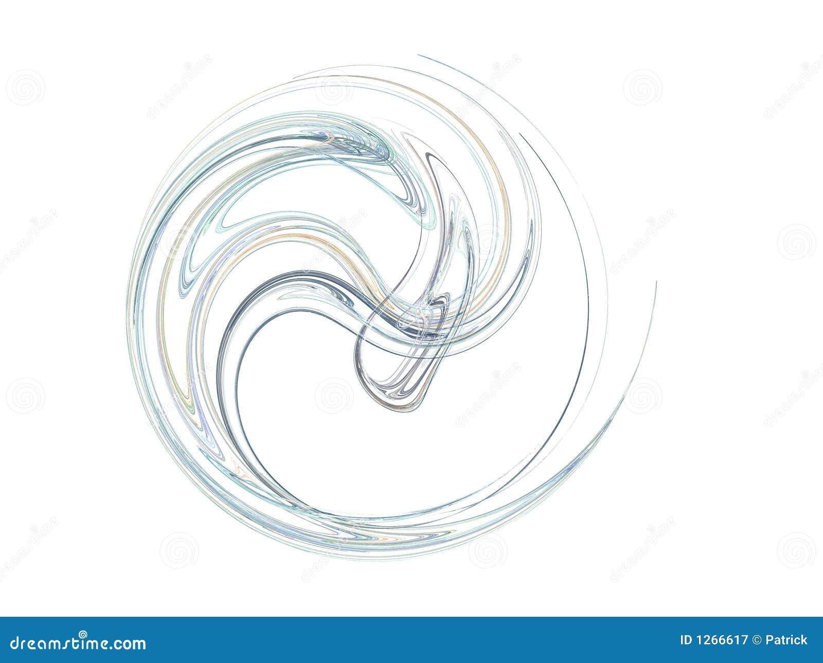 Fractal, yin yang symbol. stock illustration. Illustration of ...