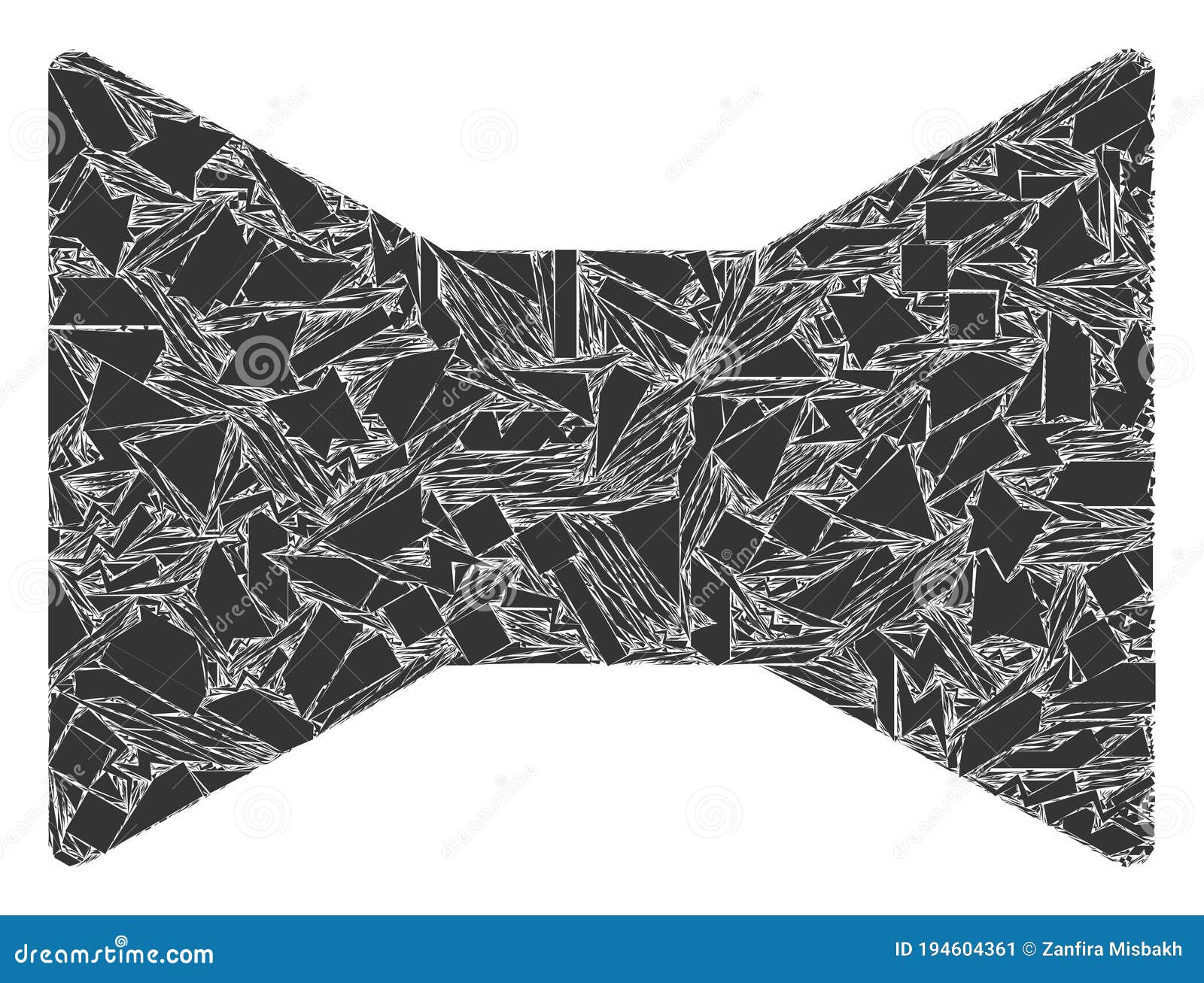 Fraction Mosaic Seven Pointed Star Icon With Premium Wine Textured ...