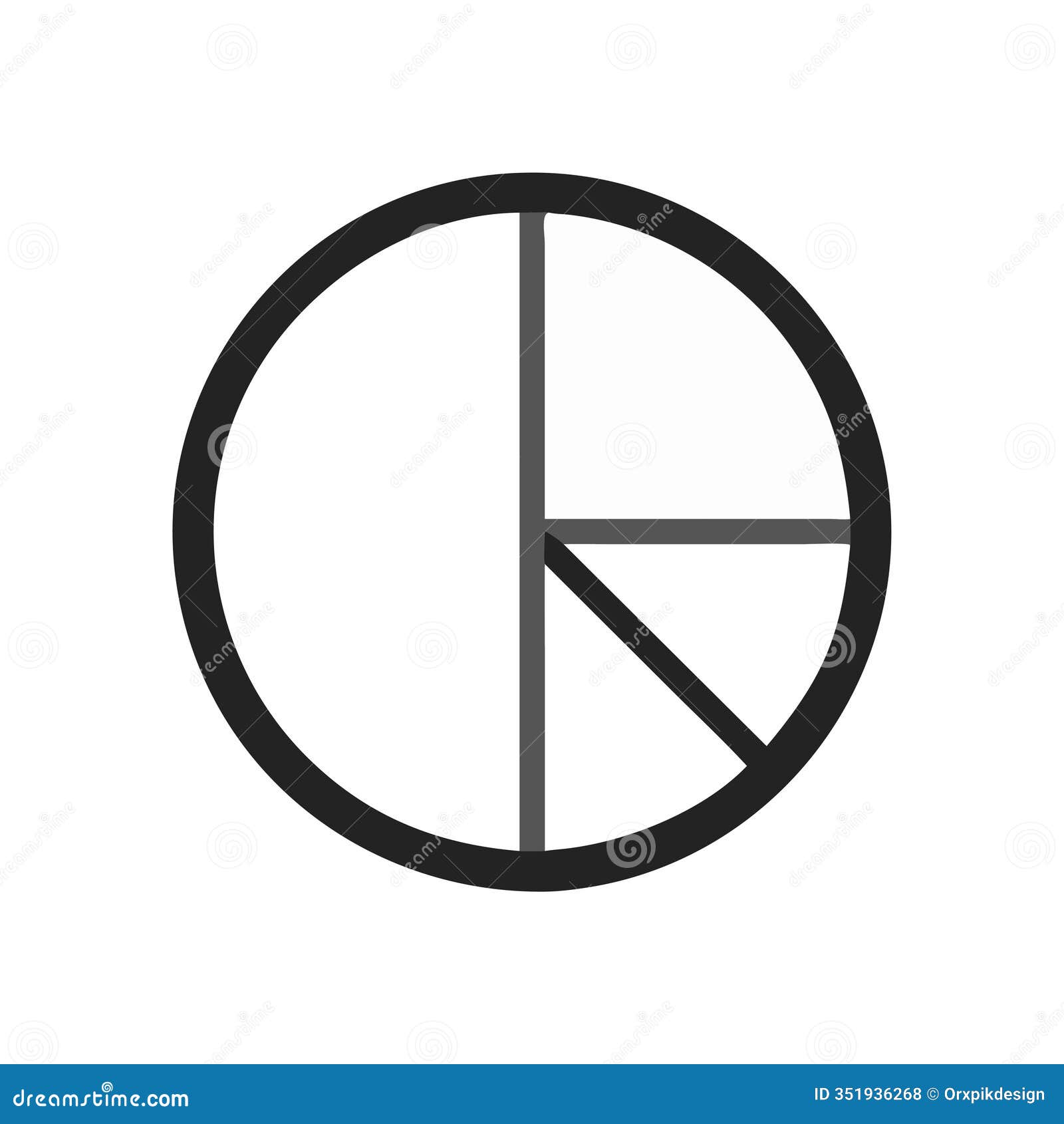 Fraction Symbol Icon for Math Stock Vector - Illustration of knowledge ...