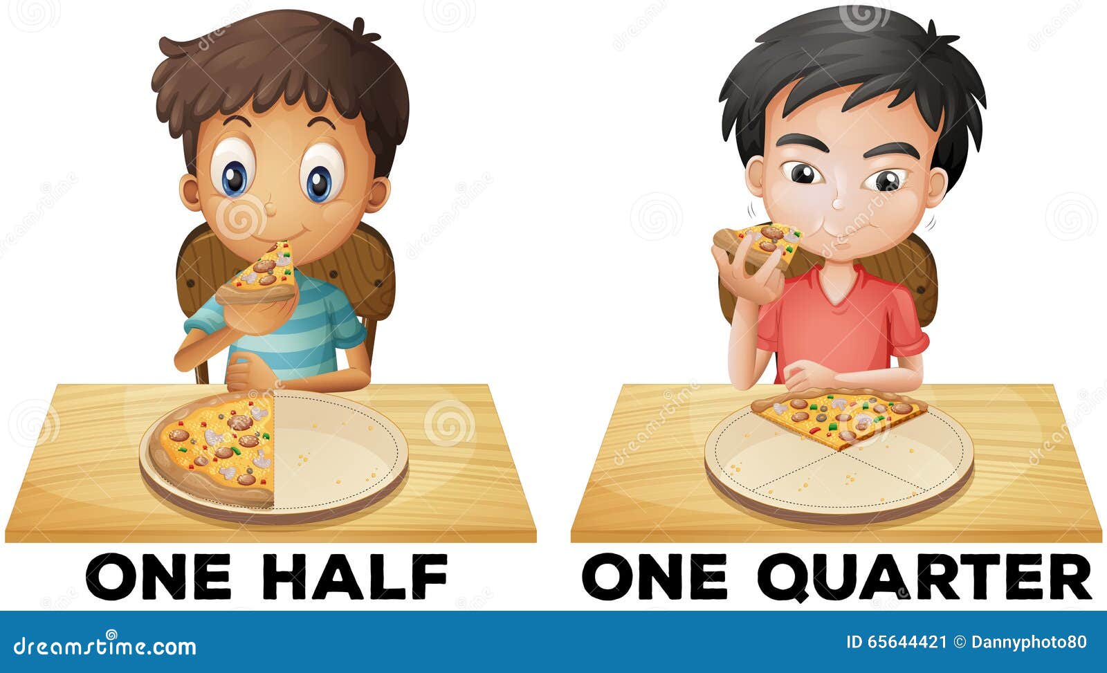 Quarter Cartoon Vector | CartoonDealer.com #9584897
