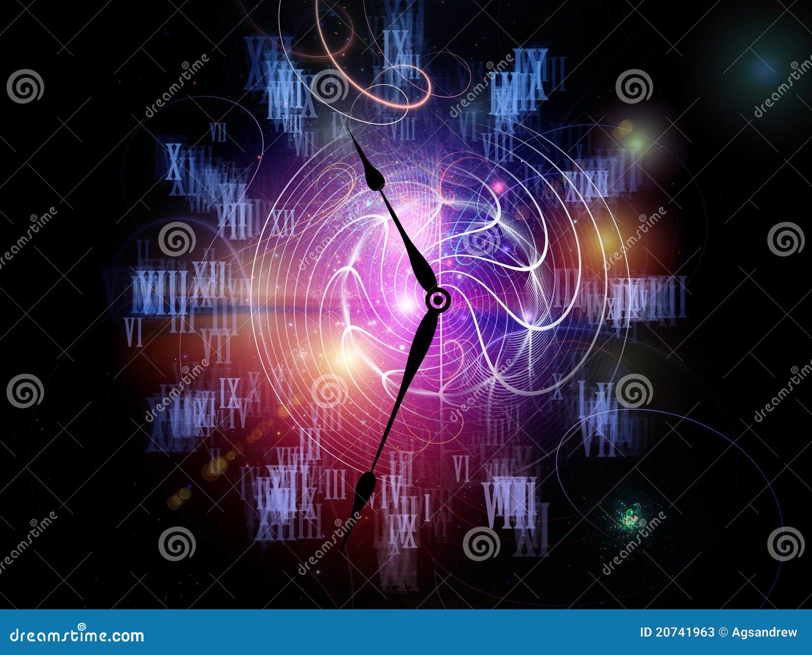 Fractions Of Time Picture. Image: 20741963