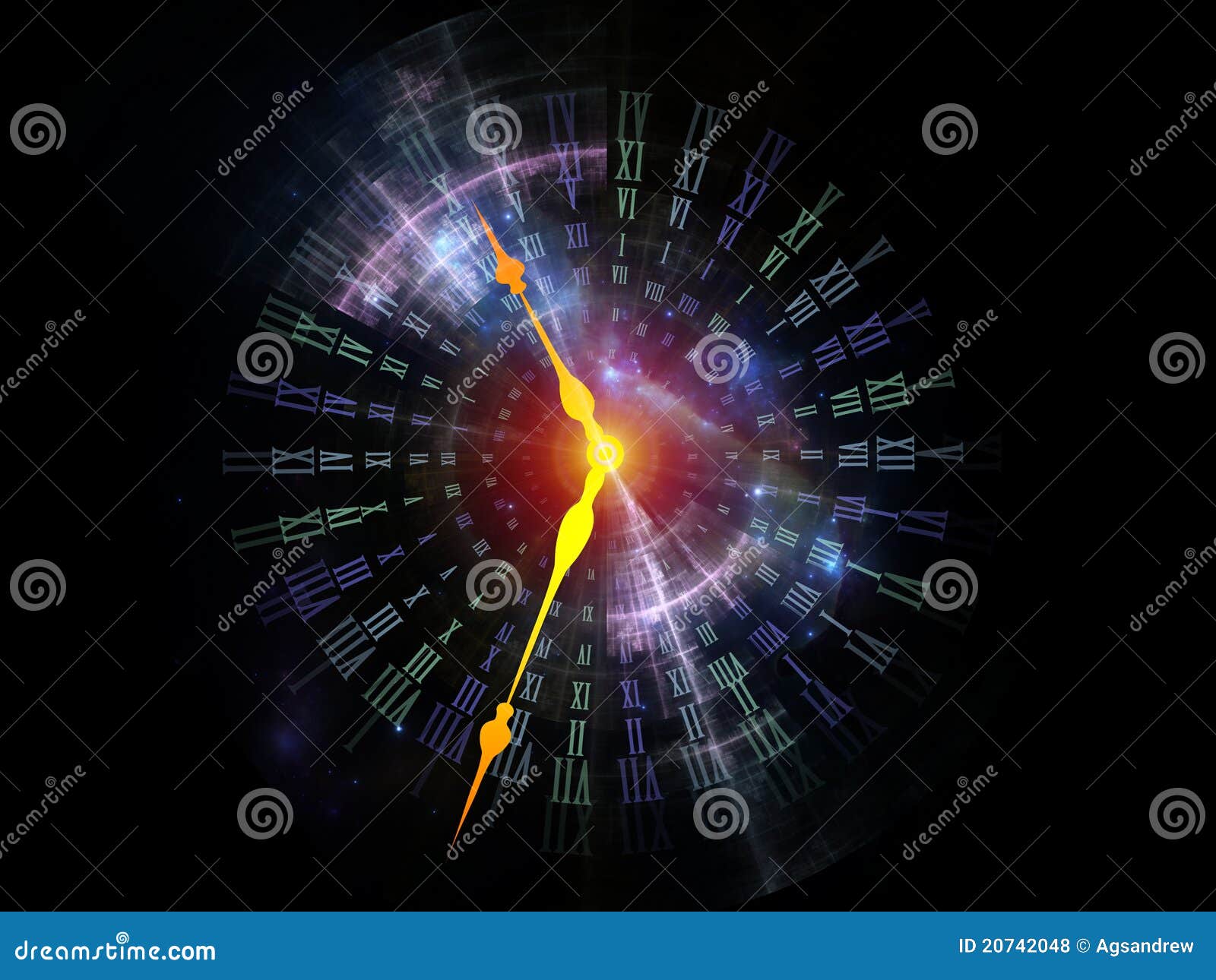 Fractions Of Time Picture. Image: 20742048