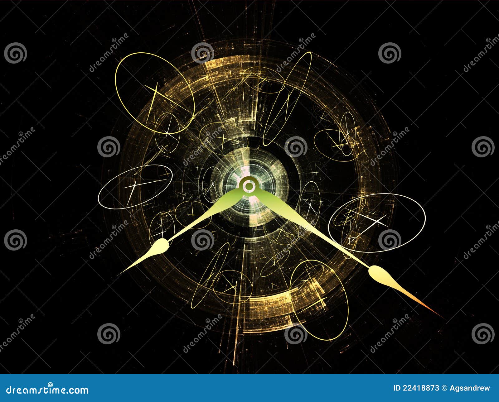 Fractions of Time stock illustration. Illustration of moment - 22418873