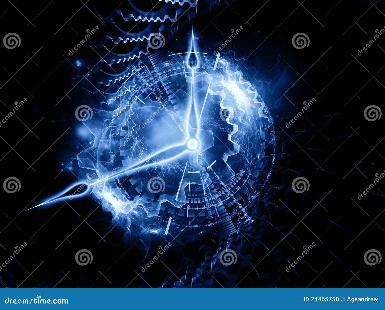 Fractions of time stock illustration. Illustration of number - 24465750