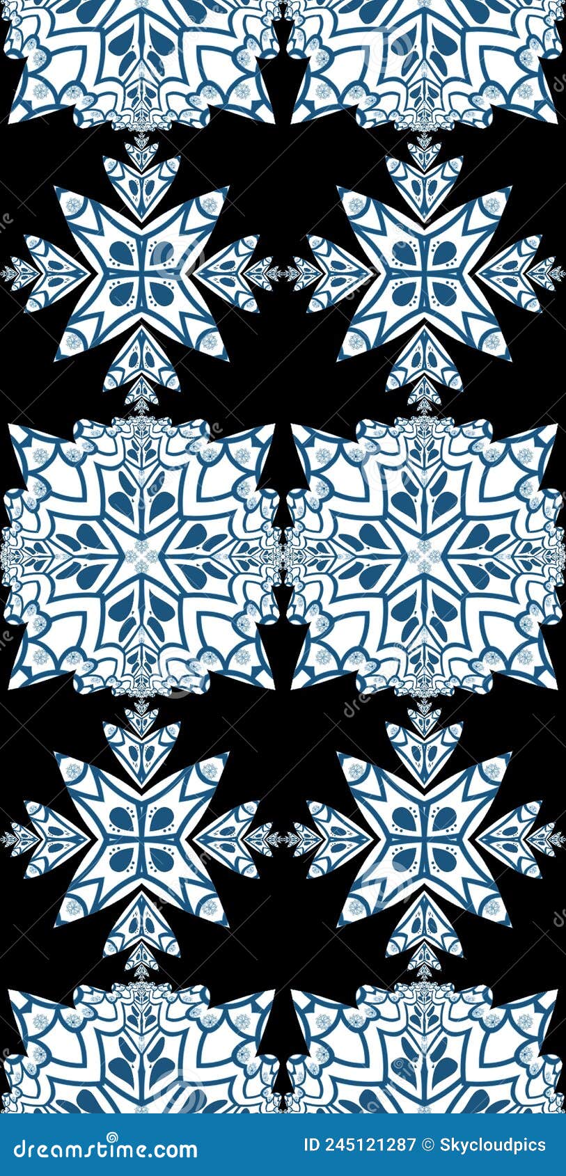 Fractodome Colorful Seamless Fractal Patterns Stock Illustration ...