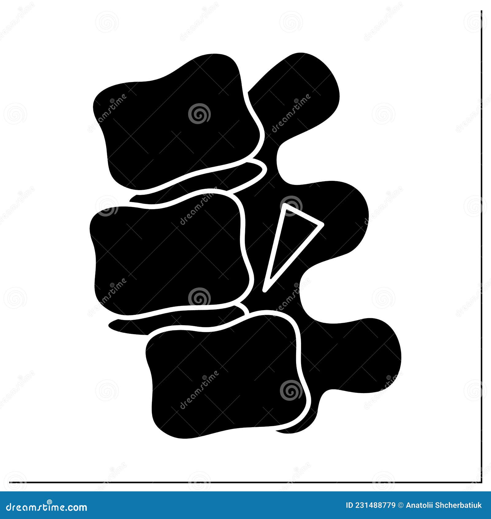 Fracture Dislocation Line Icon Cartoon Vector | CartoonDealer.com ...