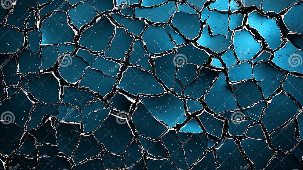 Fracture Patterns in Composite Materials Under Stress Stock ...