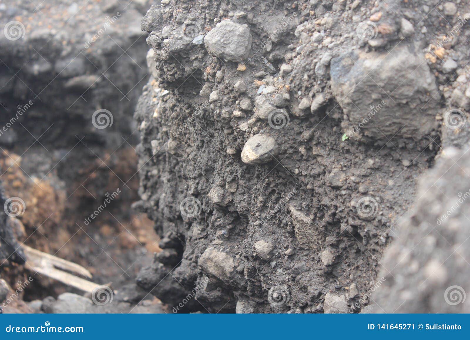 Fracture Texture of Soil Structure Stock Image - Image of texture ...
