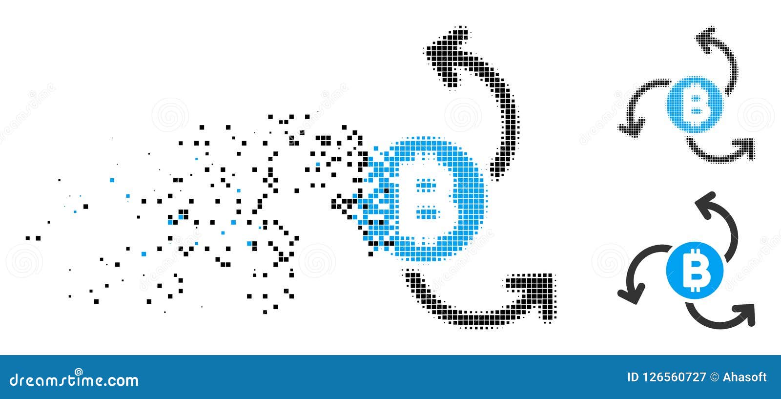 Fractured Dot Halftone Bitcoin Source Swirl Icon Stock Vector ... Fractured Dot Halftone Bitcoin Source Swirl Icon Stock Vector ...