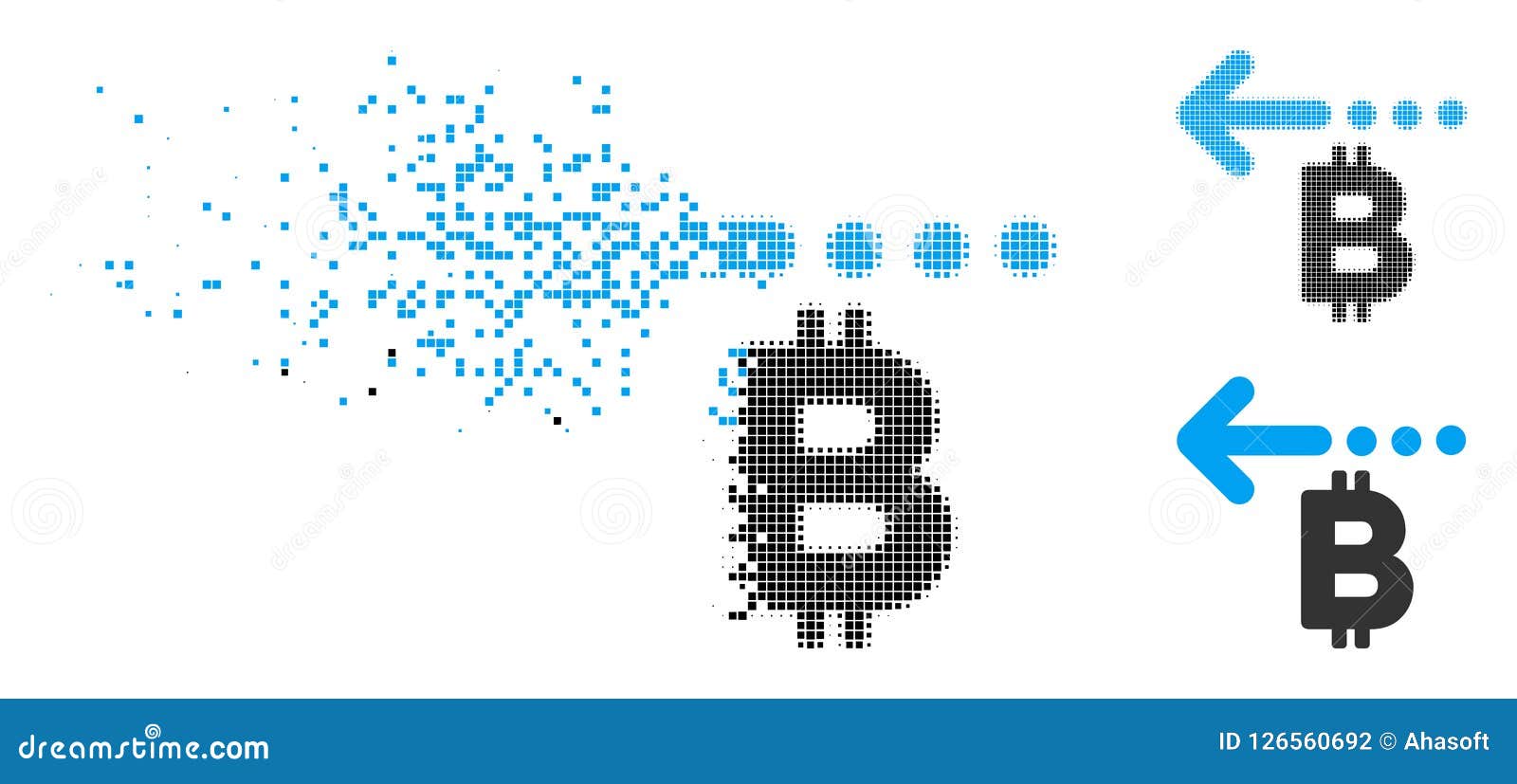 Fractured Dotted Halftone Bitcoin Refund Back Icon Stock Vector ... Fractured Dotted Halftone Bitcoin Refund Back Icon Stock Vector ...