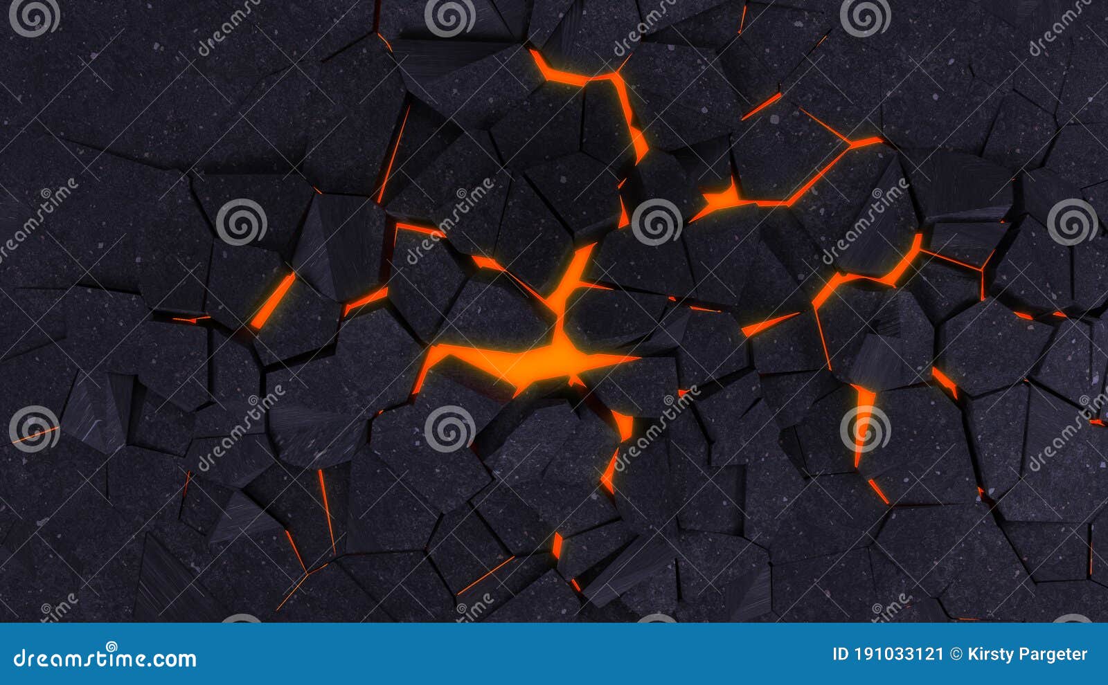 Fractured Ground Background Stock Illustration - Illustration of ...