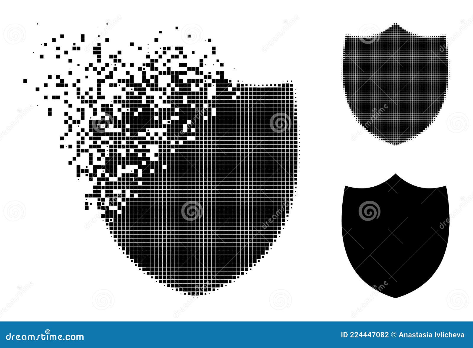 Fractured And Halftone Pixel Outgoing Call Icon Vector Illustration ... Fractured And Halftone Pixel Outgoing Call Icon Vector Illustration ...