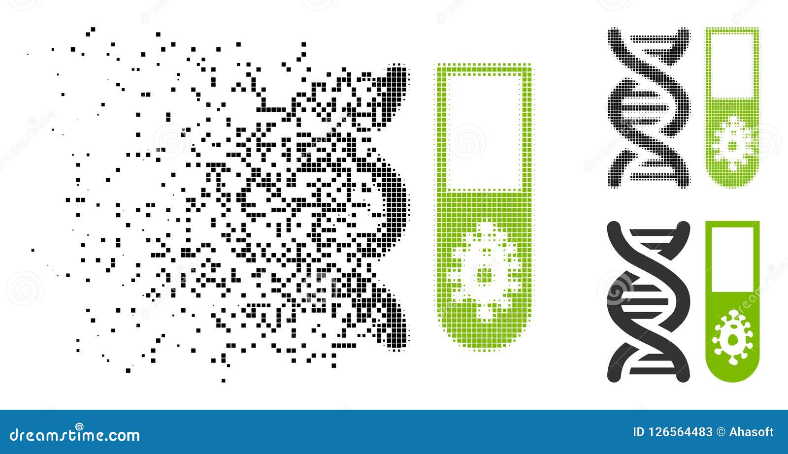 Fractured Pixel Halftone Exclamation Building Icon Vector Illustration ... Fractured Pixel Halftone Exclamation Building Icon Vector Illustration ...