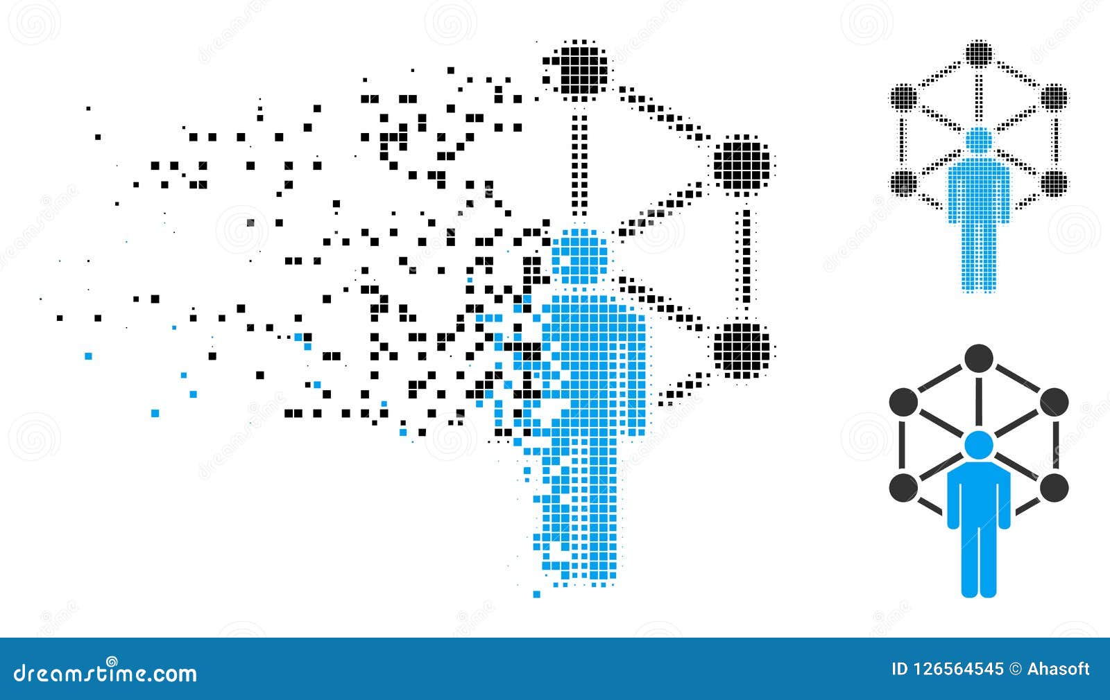 Fractured Human Skull 3D Model Royalty-Free Cartoon | CartoonDealer.com ...