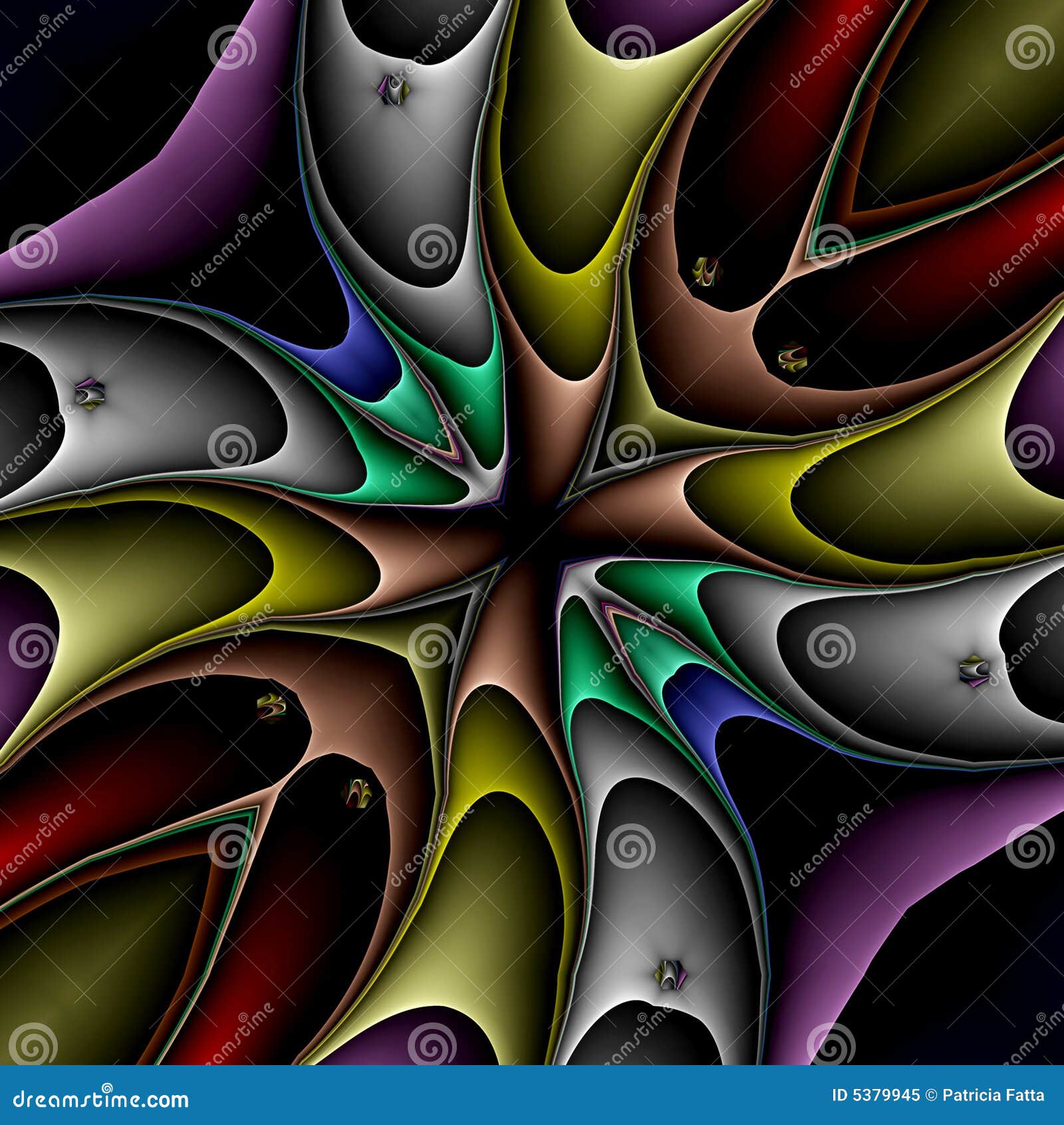 Fractured star stock illustration. Illustration of digital - 5379945