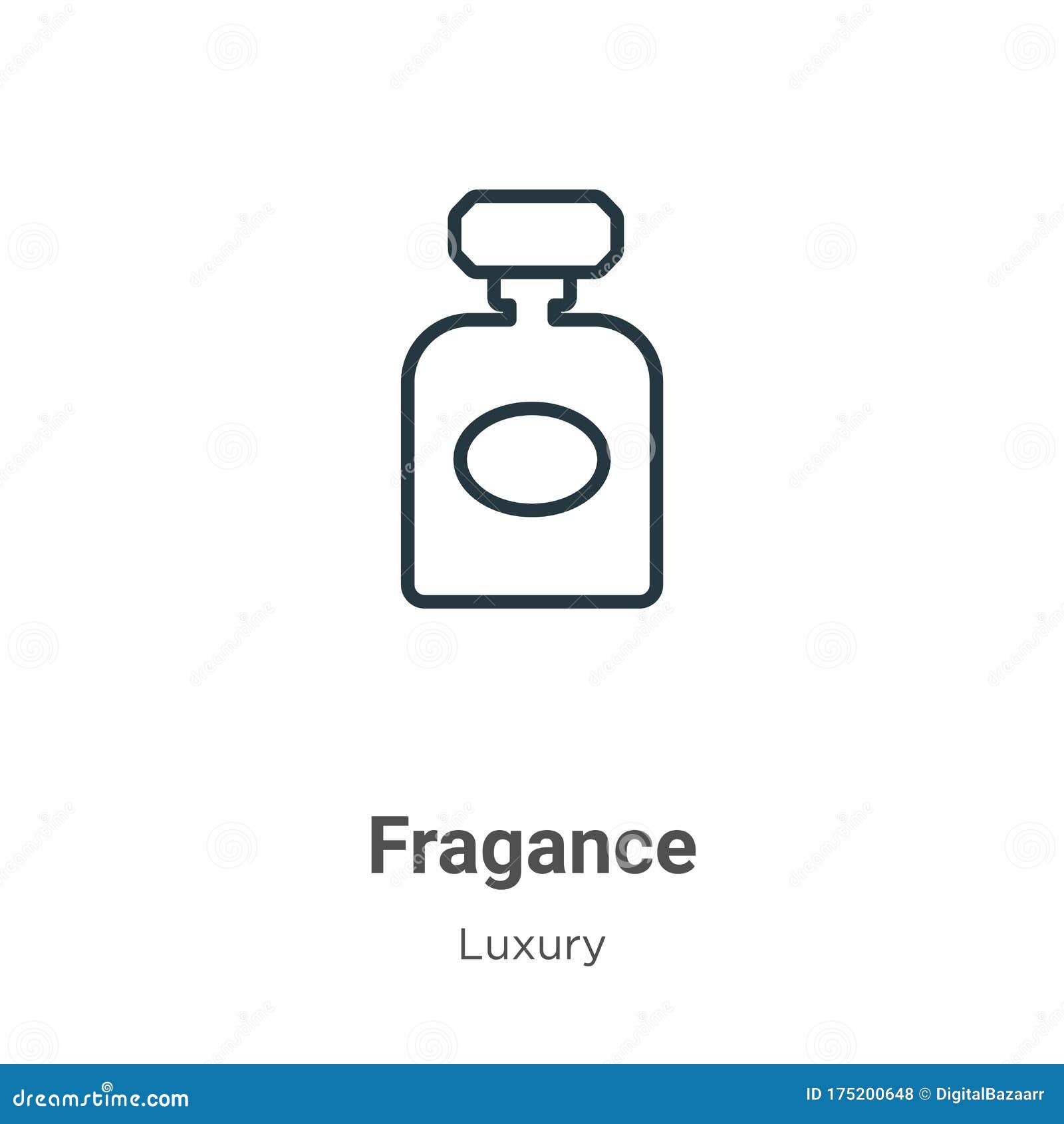 Fragance Vector Icon Isolated On Transparent Background, Linear ...