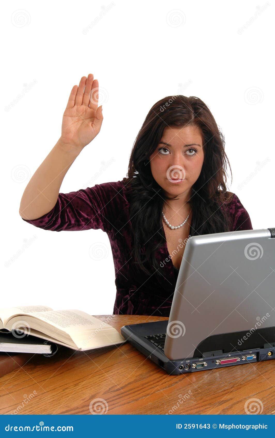 Frage stockbild. Bild von lernen, person, frau, bücher - 2591643