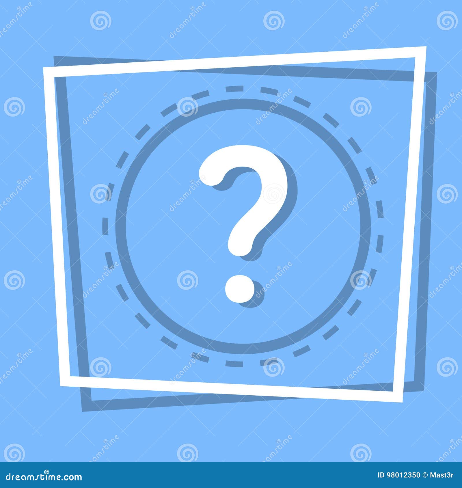 Fragen-Mark Icon Information Help Web-Knopf Vektor Abbildung ...