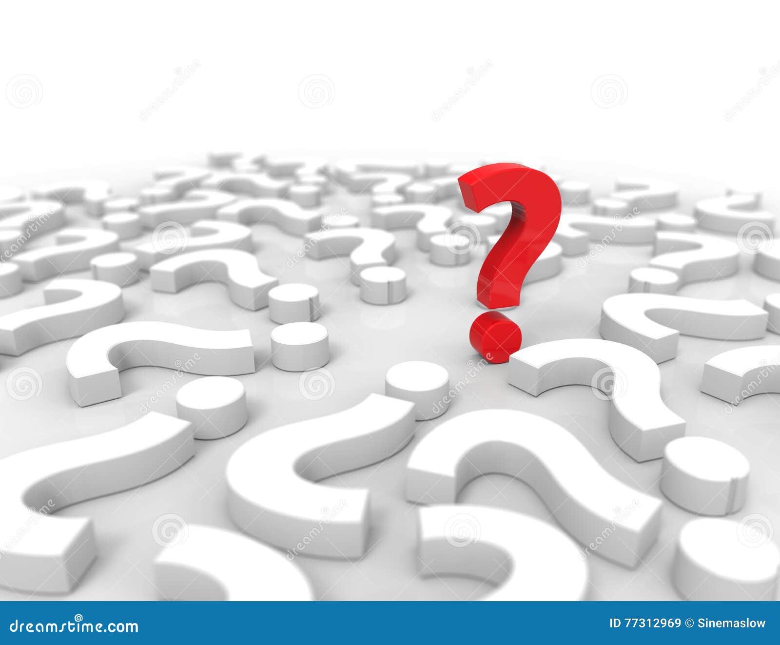 Fragezeichen Auf Weißem Hintergrund Stock Abbildung - Illustration von ...
