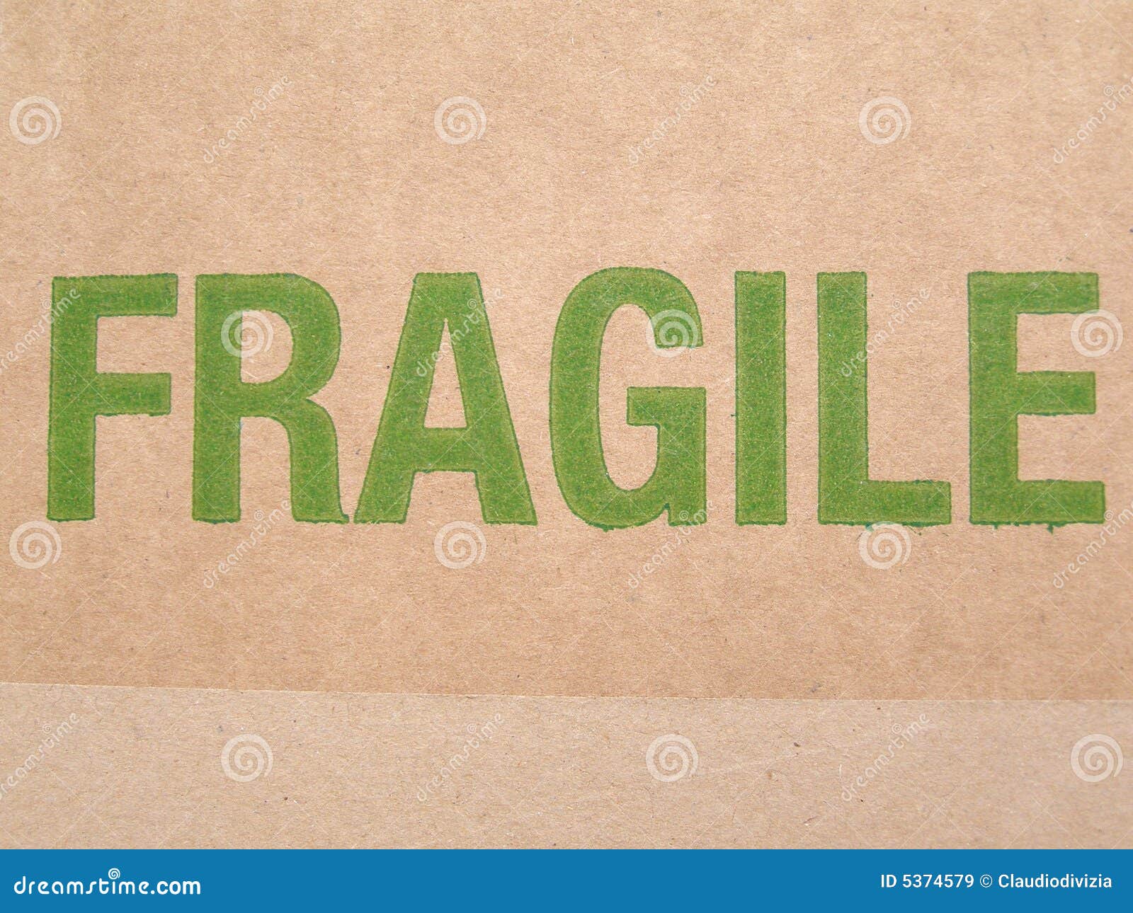 Fragile stock image. Image of card, paper, corrugated - 5374579