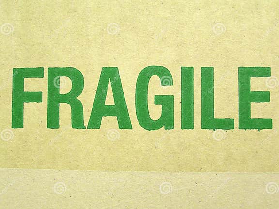 Fragile stock photo. Image of cardboard, green, fragile - 6997136